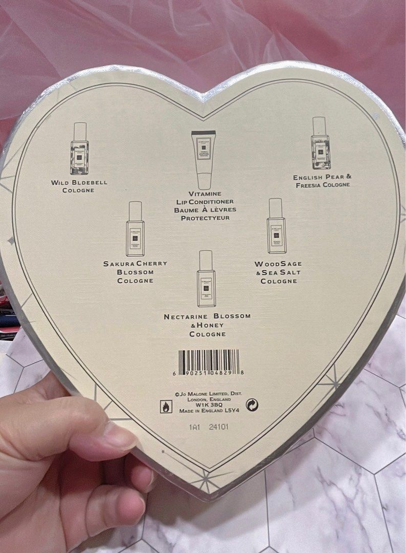Jo Malone heart shape box gift set, Beauty & Personal Care, Fragrance ... Jo Malone heart shape box gift set, Beauty & Personal Care, Fragrance ...