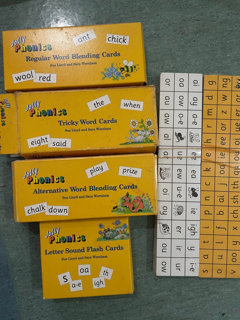 Jolly Phonics Letter Sound Flash Cards, Hobbies & Toys, Books ...