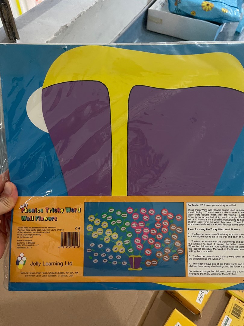 Jolly Phonics Tricky Word Wall Flowers, Hobbies & Toys, Books ...