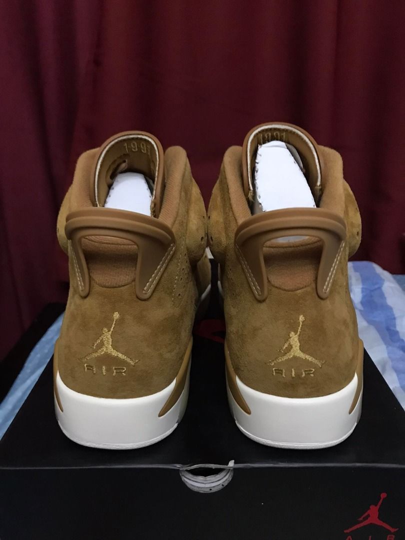 Jordan 6 Retro Wheat, Men's Fashion, Footwear, Sneakers on Carousell