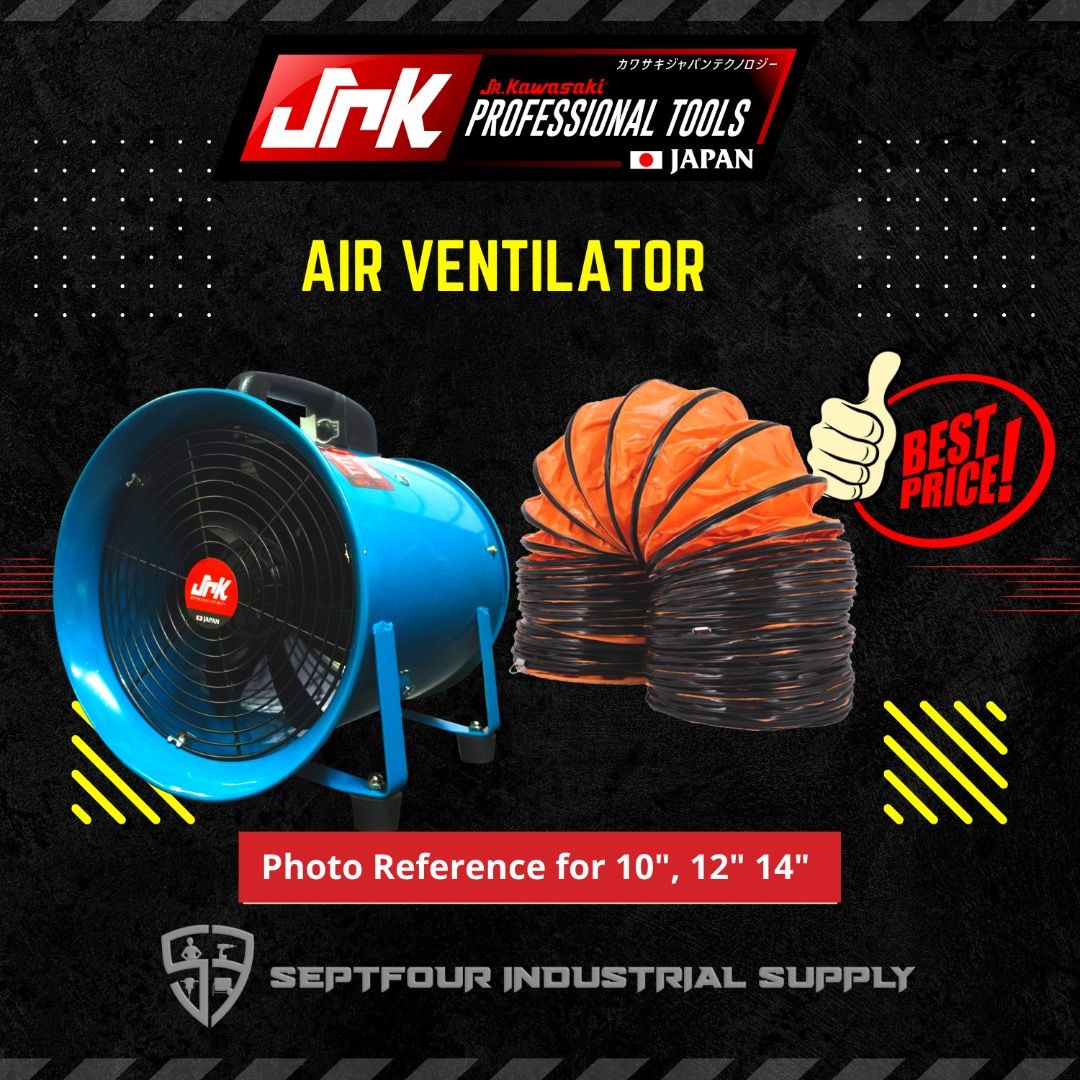 JRK Kawasaki Air Ventilator 10"/12"/14"/16", Commercial & Industrial ...
