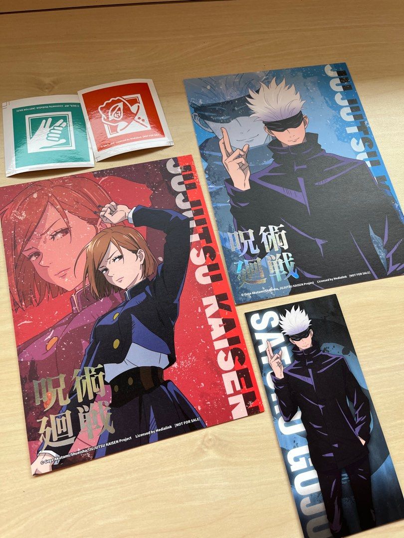 Jujutsu Kaisen JJK Prints/Bookmark/Sticker, Hobbies & Toys, Memorabilia ...