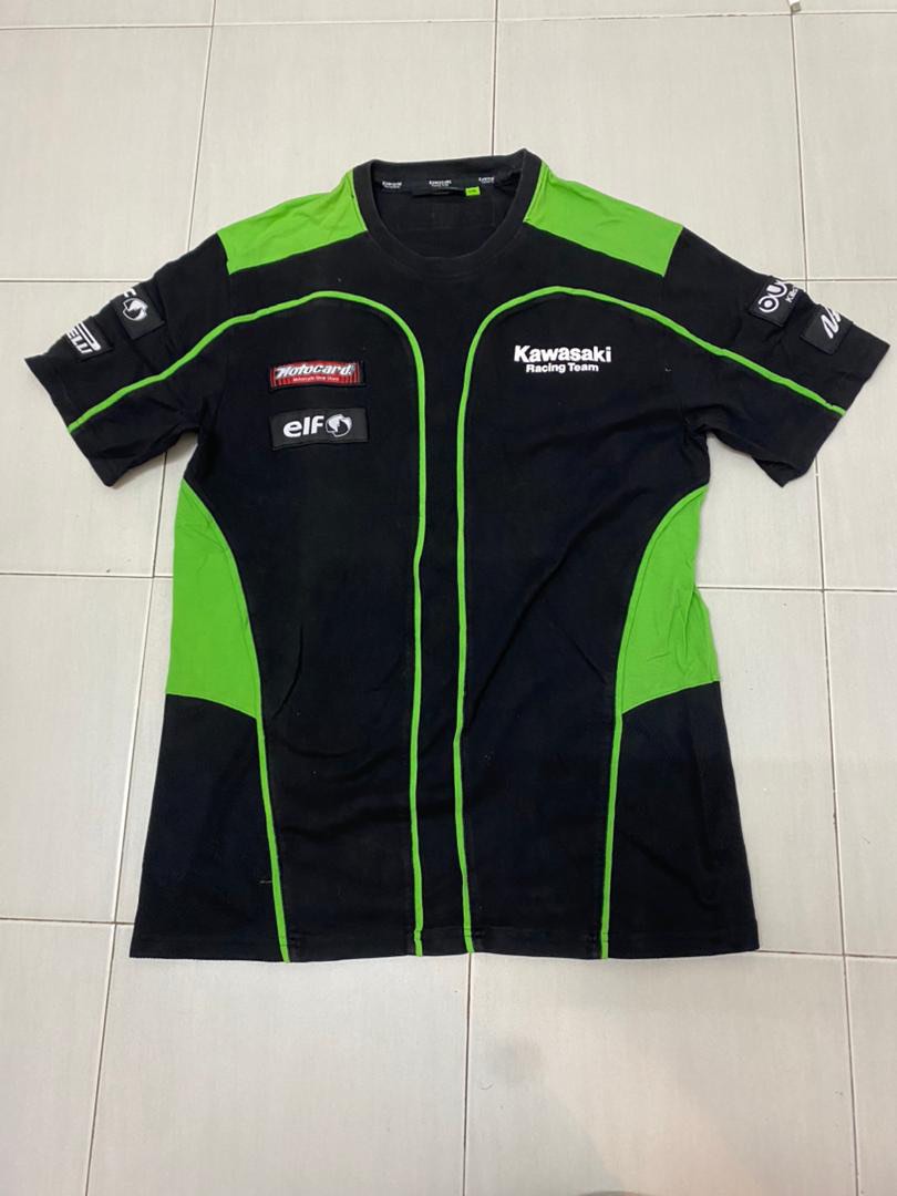 kawasaki racing team shirt, Men's Fashion, Tops & Sets, Tshirts & Polo ...
