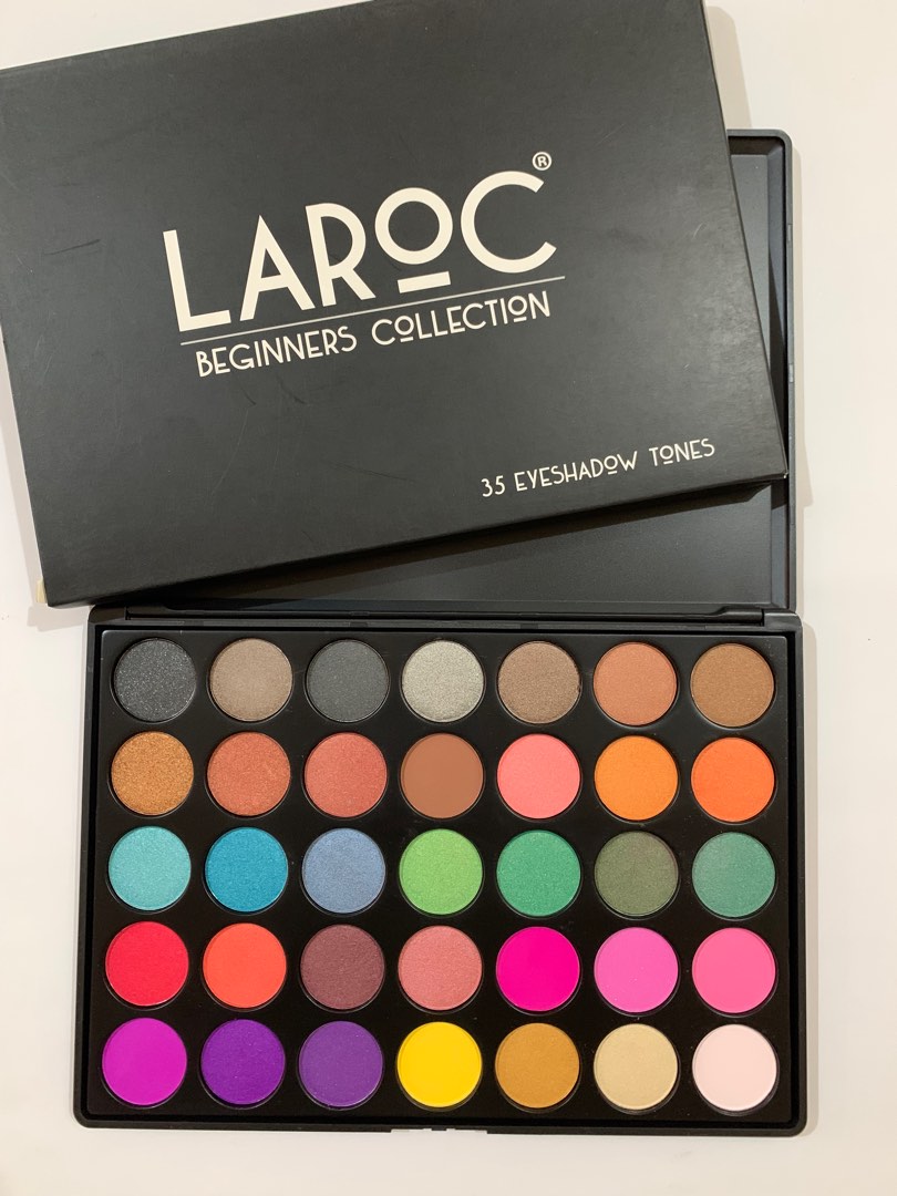 LAROC 35 Colour Eyeshadow Palette-Plum Party, Beauty & Personal Care ...