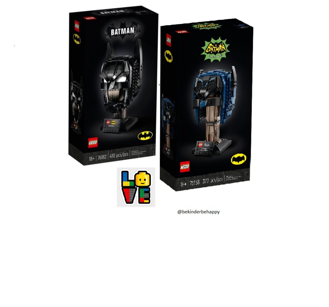 Lego Batman Bundle, 76238 and 76182. Classic TV Series Cowl and Batman ...