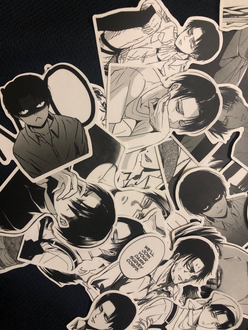 Levi Ackerman Sticker AOT, Hobbies & Toys, Stationery & Craft, Other ...