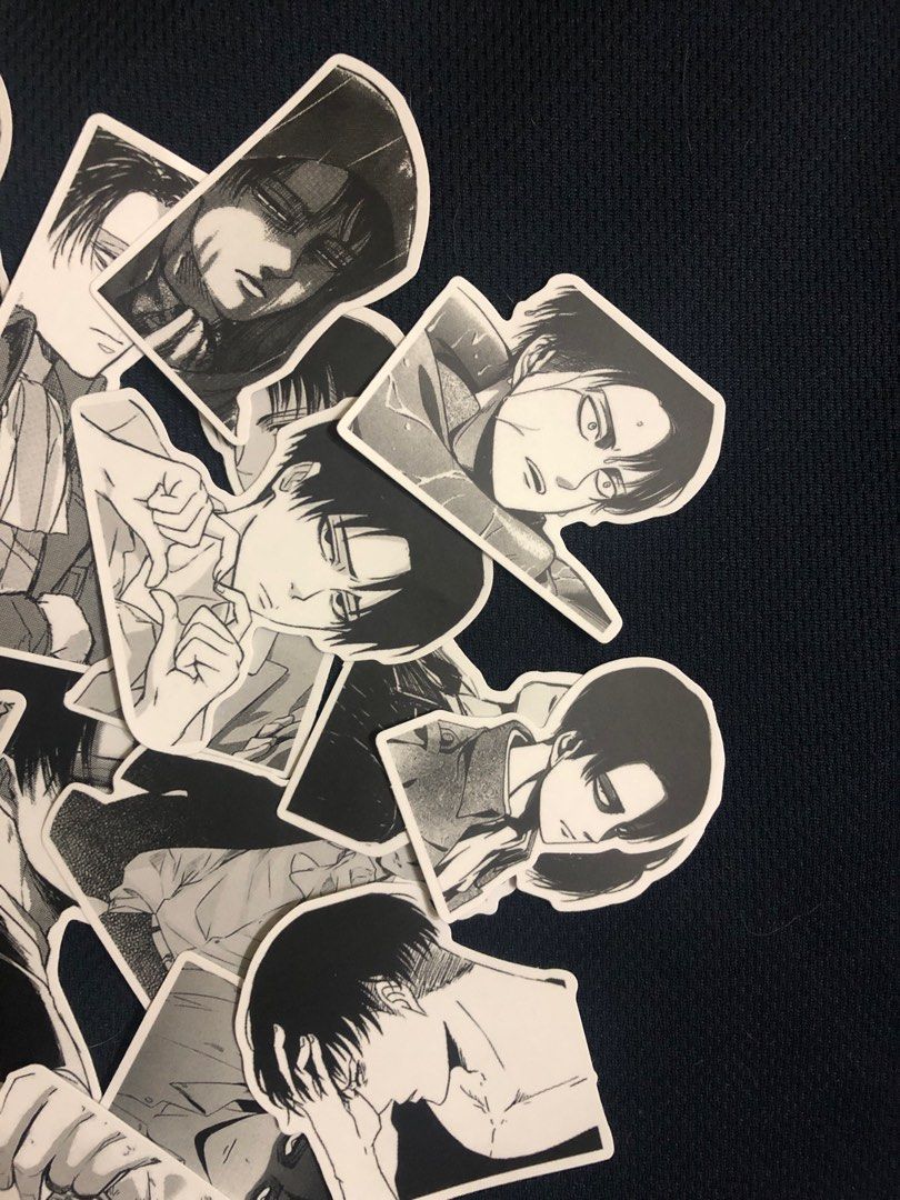 Levi Ackerman Sticker AOT, Hobbies & Toys, Stationery & Craft, Other ...