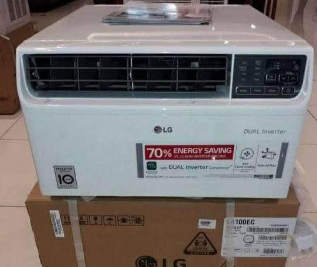 LG dual inverter LA100GC aircon, TV & Home Appliances, Air Conditioning ...