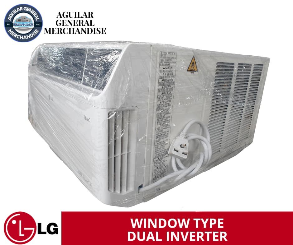 LG LA100EC 1.0HP WINDOW TYPE DUAL INVERTER, TV & Home Appliances, Air ...