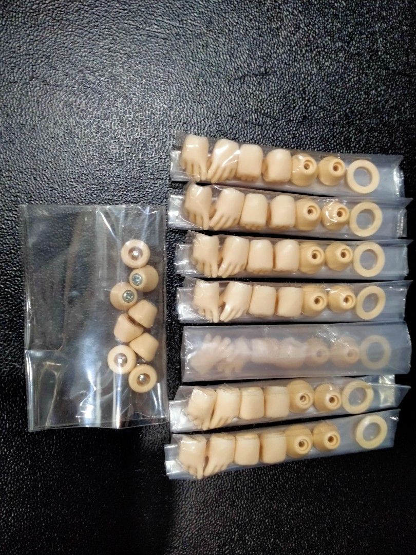 Licca Miki Chan Obitsu Body 11cm hand and neck connect accessories part ...