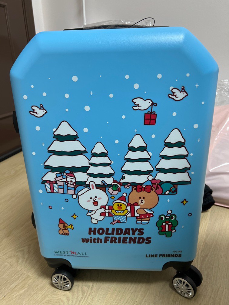 Line Friends Cabin Luggage, Hobbies & Toys, Travel, Luggage on Carousell