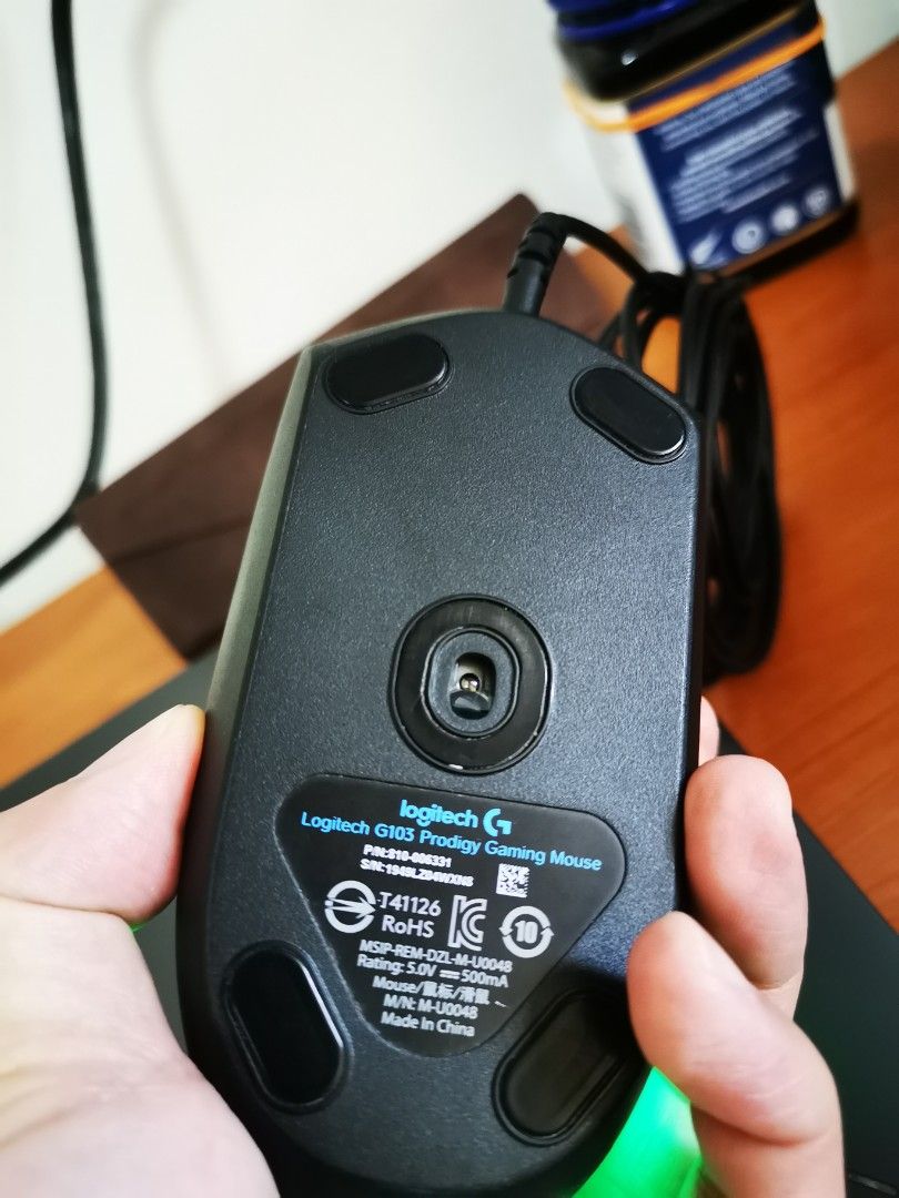 Logitech G103 prodigy gaming mouse, Computers & Tech, Parts ...