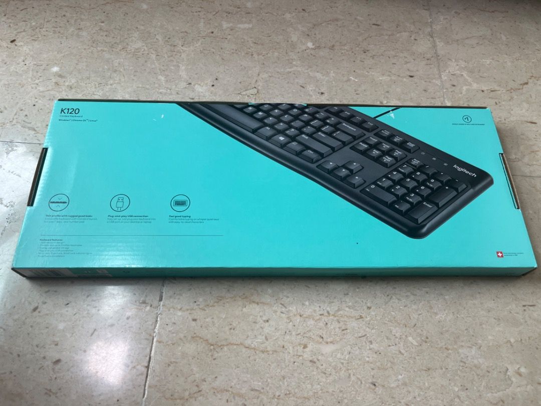 Logitech K120, Computers & Tech, Parts & Accessories, Computer Keyboard ...