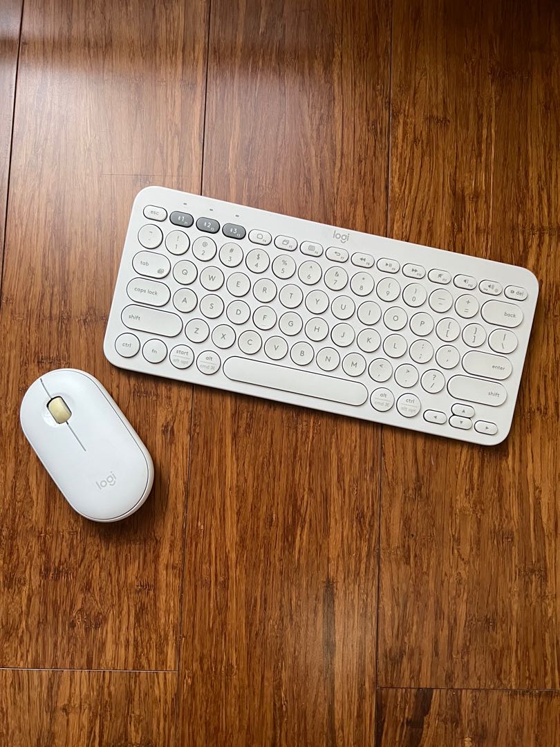 Logitech K380 Bluetooth Keyboard & Logitech M350 Pebble Wireless Mouse ...