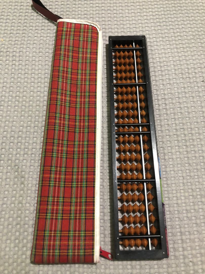 Long abacus with carry case, Hobbies & Toys, Stationary & Craft ...