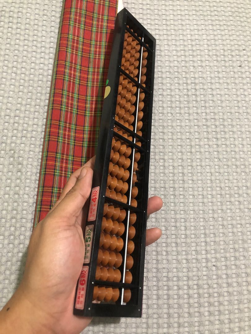 Long abacus with carry case, Hobbies & Toys, Stationary & Craft ...