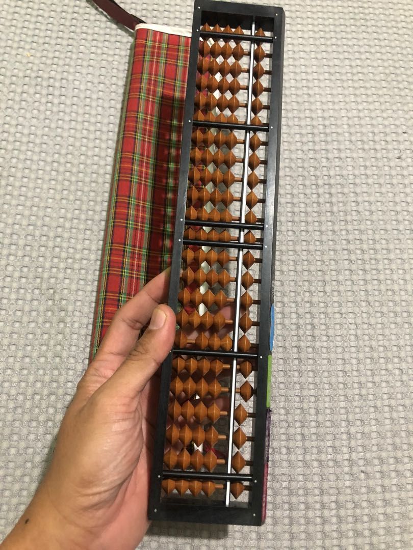 Long abacus with carry case, Hobbies & Toys, Stationary & Craft ...