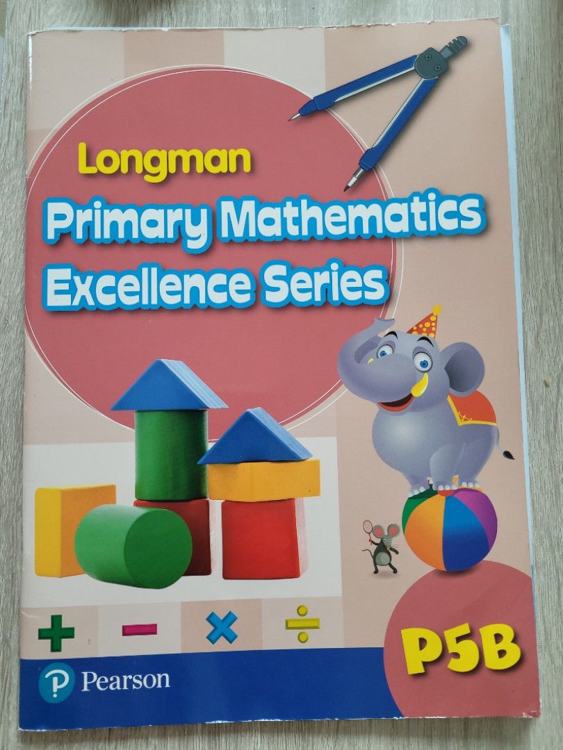 Longman Primary Mathematics Excellence series 5B, 興趣及遊戲, 書本 & 文具, 教科書 ...