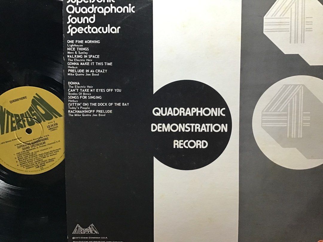 LP Supersonic Quadraphonic Demonstration Record OOP AUDIOPHILE VINYL ...