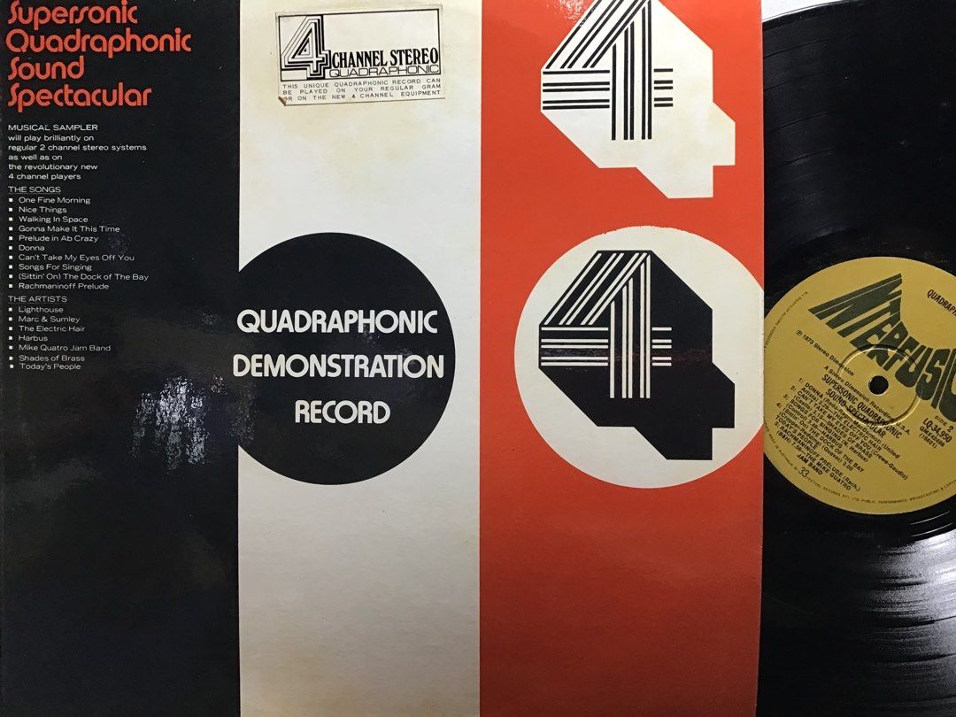 LP Supersonic Quadraphonic Demonstration Record OOP AUDIOPHILE VINYL ...
