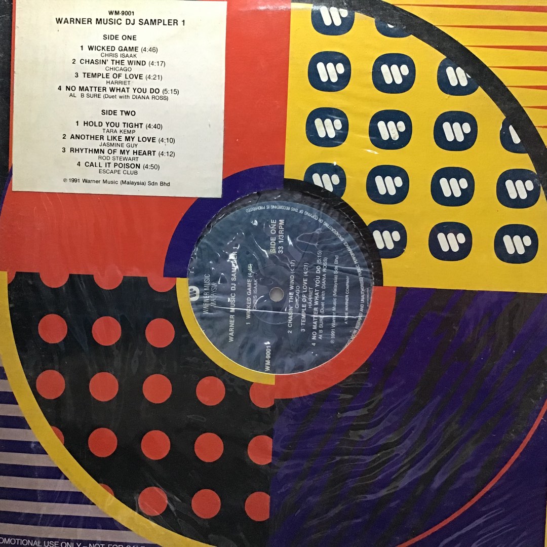 LP Warner Sampler - Chris Isaak Tara Kemp Chicago OOP VINYL RECORD ...