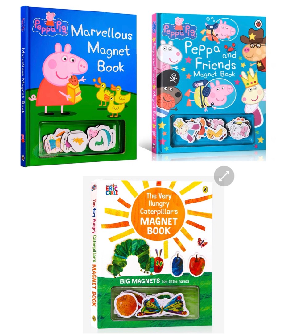 Magnet Book: Eric CarleThe Very Hungry Caterpillar/ Peppa Marvellous ...