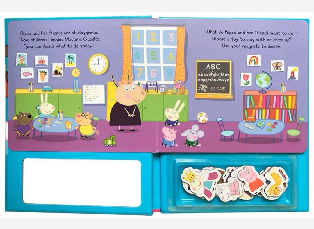 Magnet Book: Eric CarleThe Very Hungry Caterpillar/ Peppa Marvellous ...