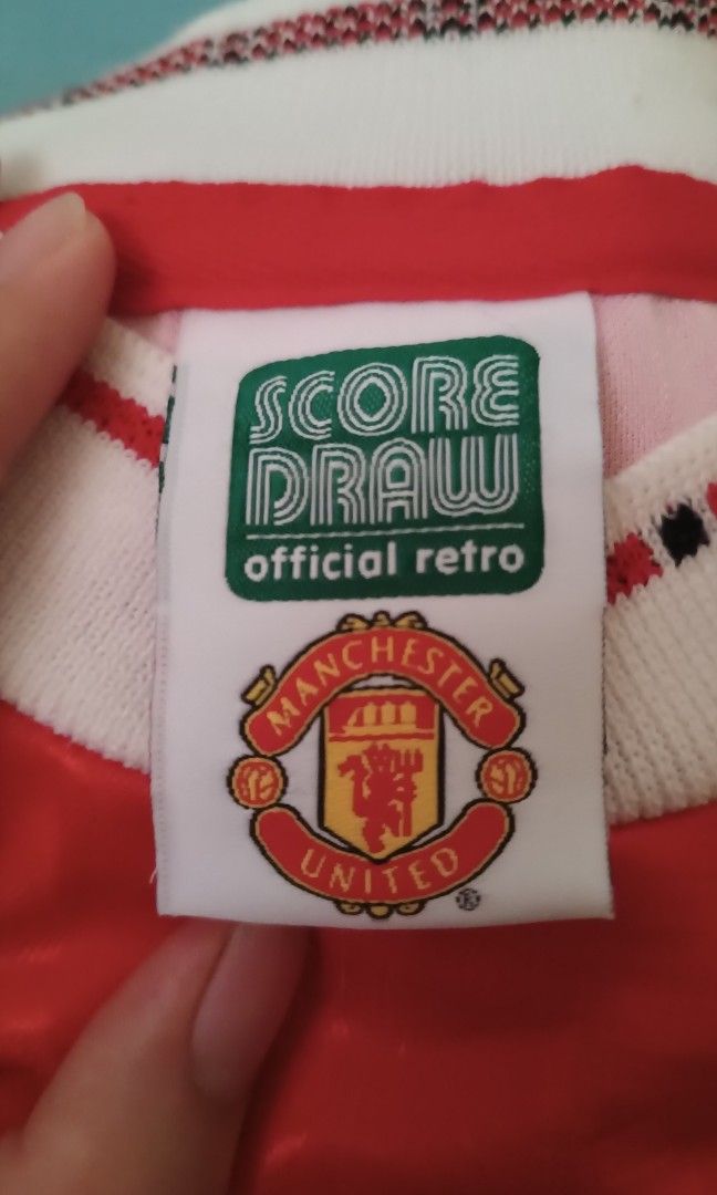 Manchester United Sharp Football Jersey, Men's Fashion, Activewear on ...