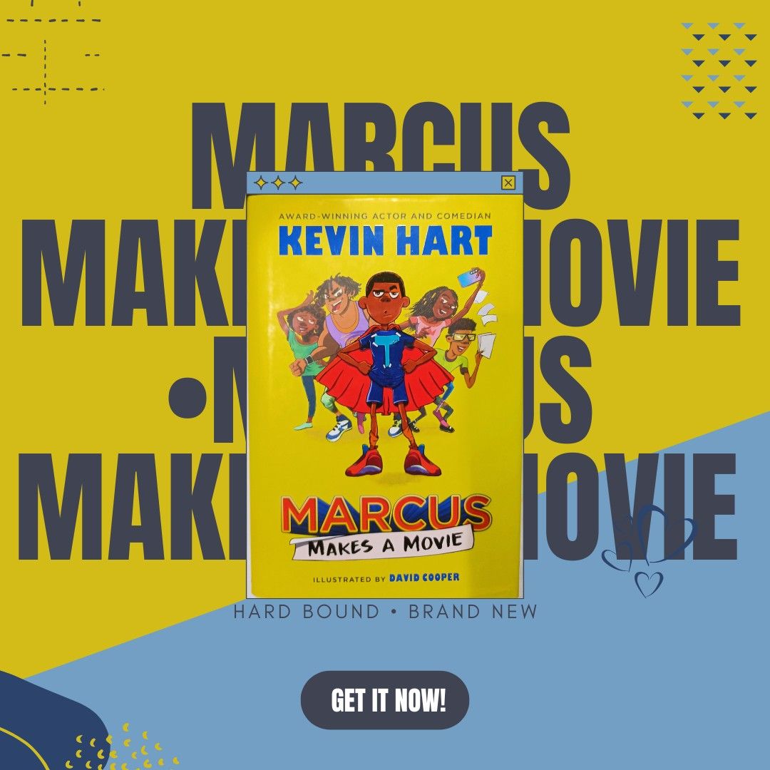 Marcus Makes A Movie by Kevin Hart [Hard Cover], Hobbies & Toys, Books ...