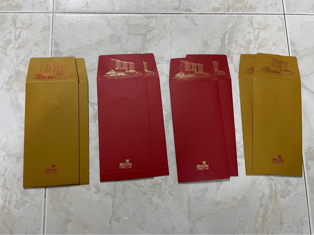 Marina Bay Sands MBS 2023 red packets ang pow ang pau Hong pau Hong Bao ...