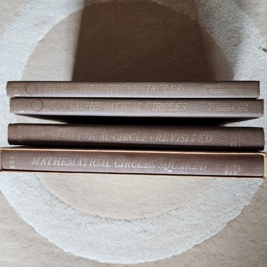 Mathematics books by Howard Eves, Everything Else on Carousell