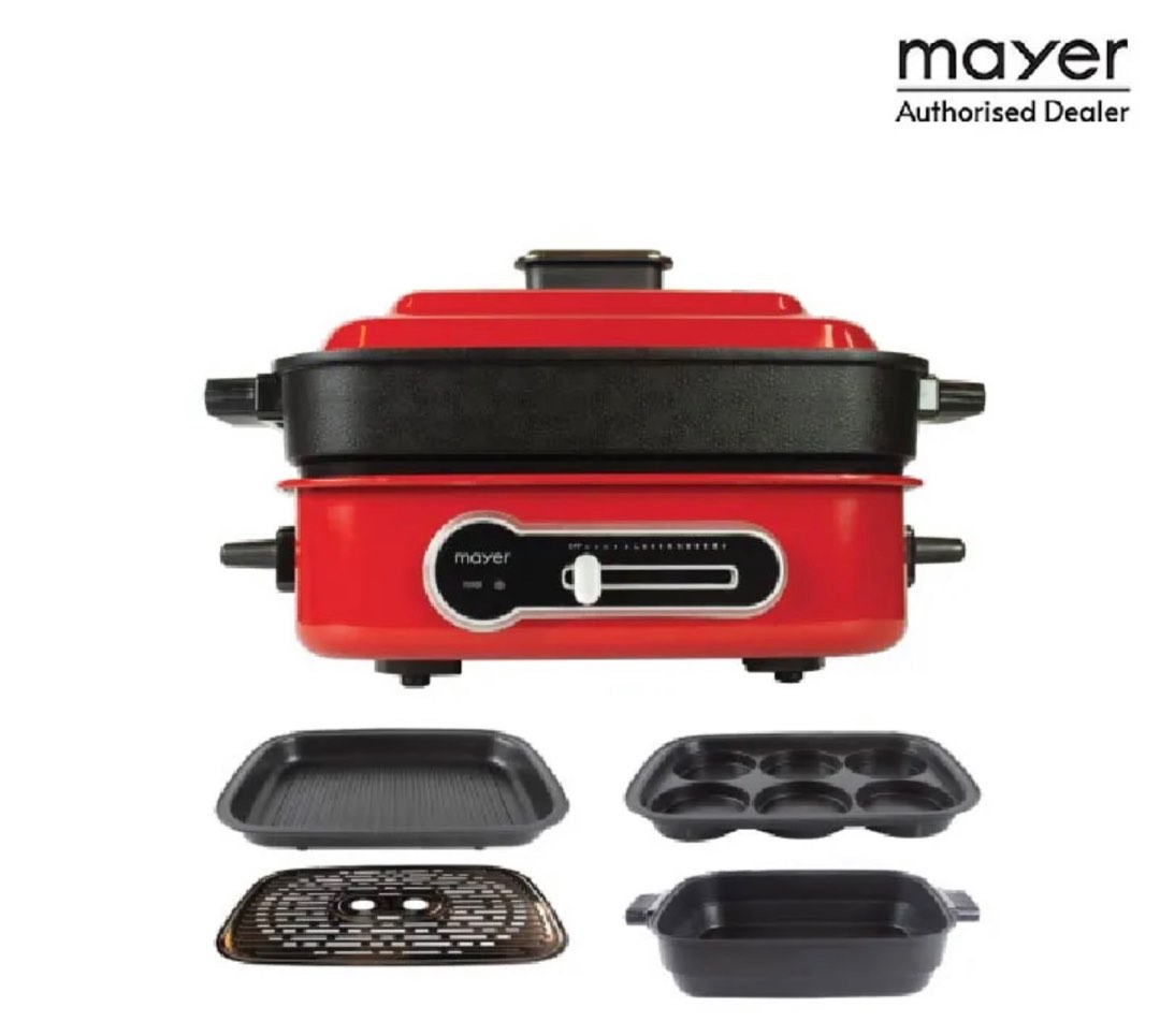 Mayer 4L Multi-Cooker MMMC398R, TV & Home Appliances, Kitchen ...