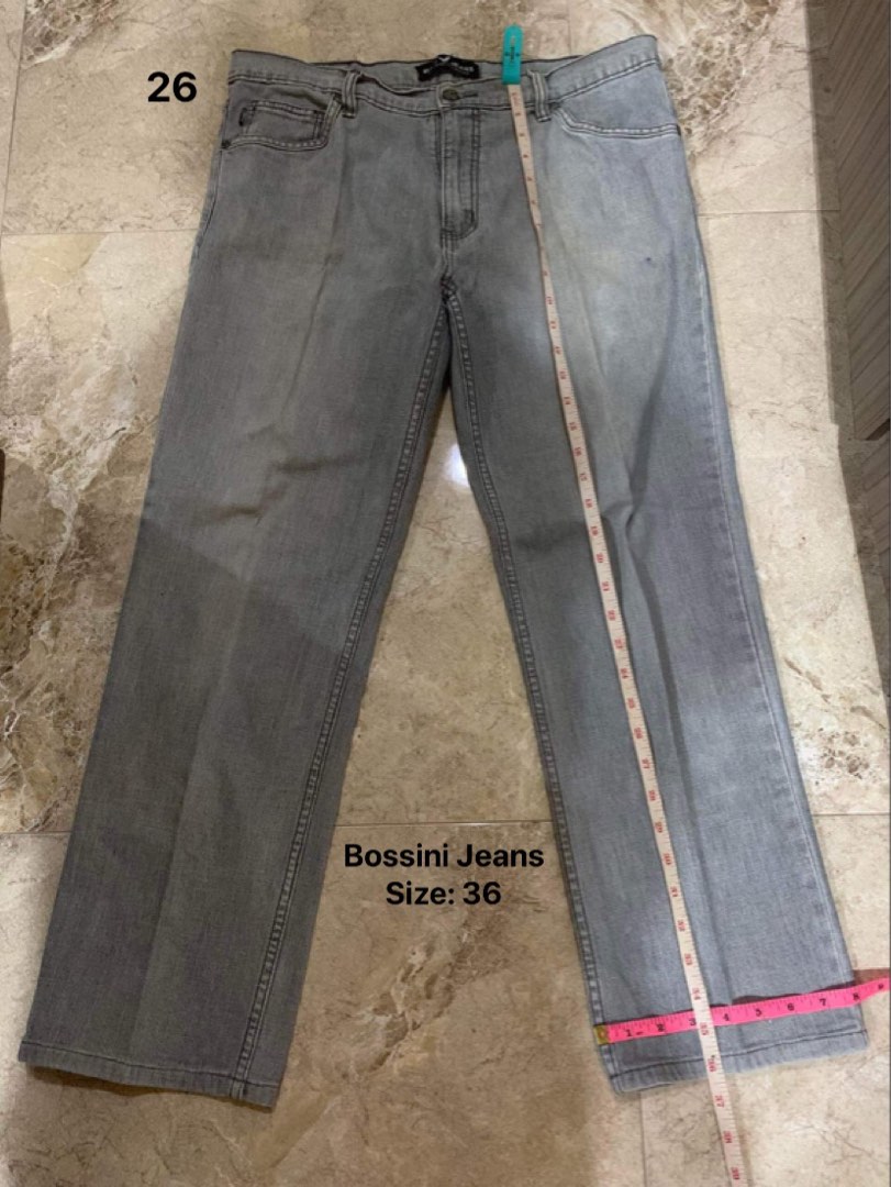 Mens Jeans/ Denims/ Bossini Jeans, Men's Fashion, Bottoms, Jeans on Carousell