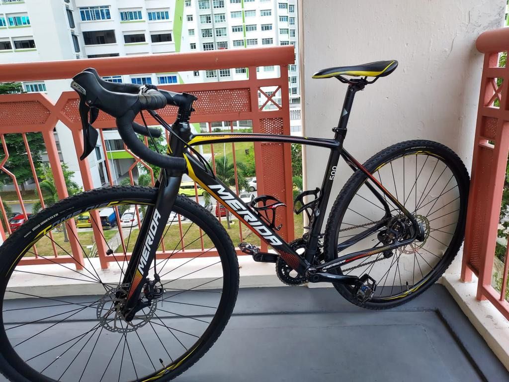 Cycle Merida 500 with Shimano 105 group set 2x11 speed, Sports ...