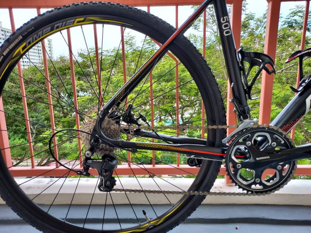 Cycle Merida 500 with Shimano 105 group set 2x11 speed, Sports ...