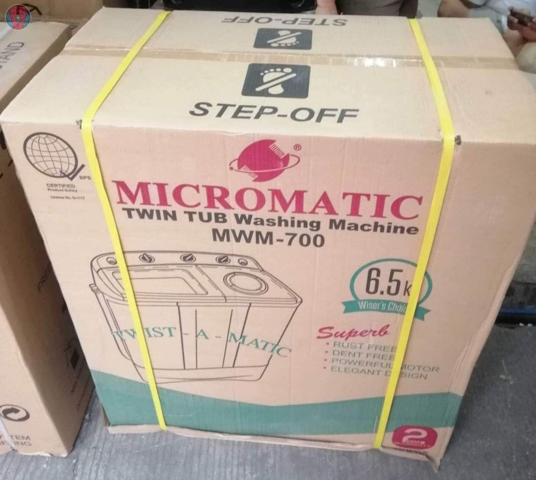 MICROMATIC Model: MWM-700 TWIN TUB Washing Machine (6.5kg), TV & Home ...