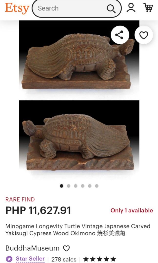Vintage Minogame Longevity Turtle, Hobbies & Toys, Memorabilia ...