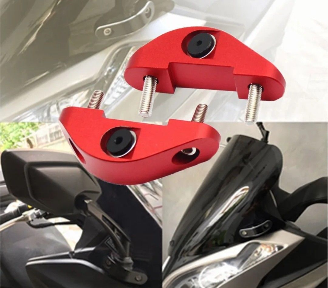 Mirror Riser Extender, Motorcycles, Motorcycle Accessories on Carousell