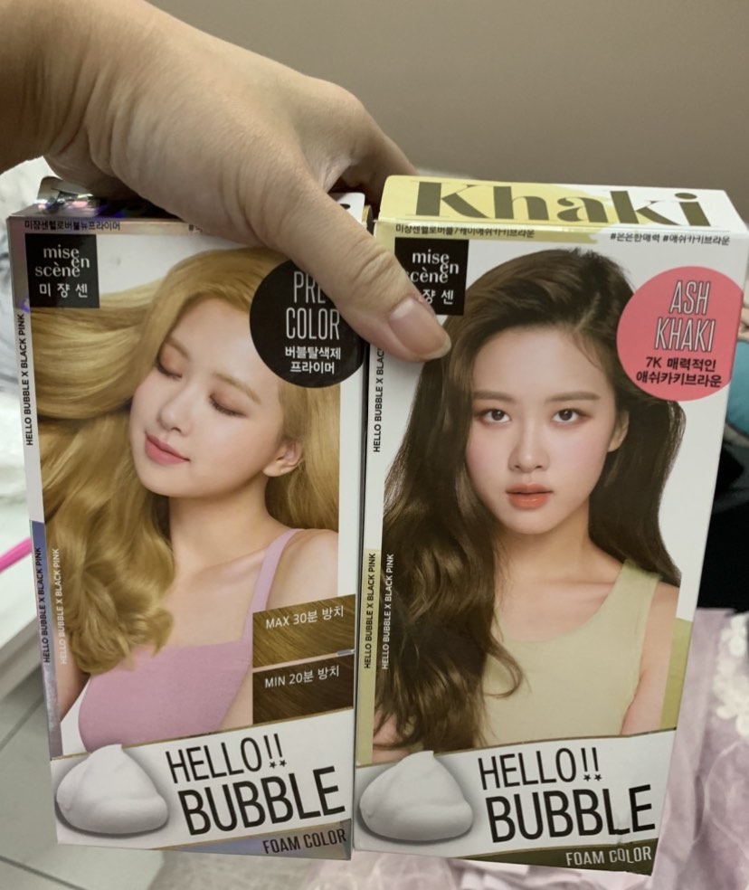 Mise En Scene Hello Bubble Dye Hair Coloring - Blackpink Edition ...