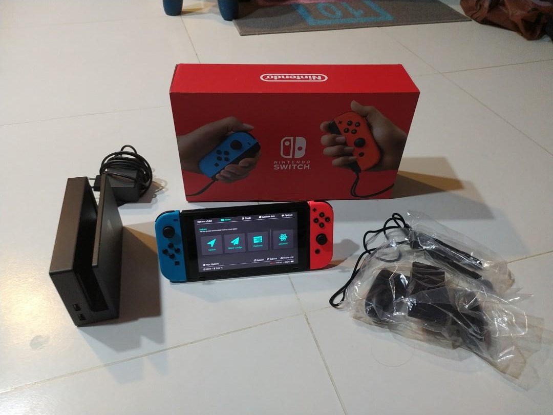 Modded Nintendo Switch full set with accessories. 128/256/512 GB ...