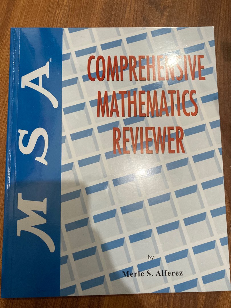 MSA Comprehensive Mathematics Reviewer, Hobbies & Toys, Books ...