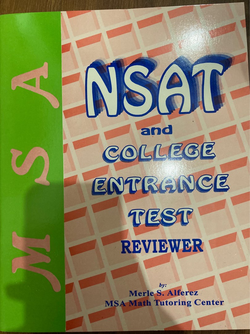 MSA NSAT and College Entrance Test Reviewer, Hobbies & Toys, Books ...