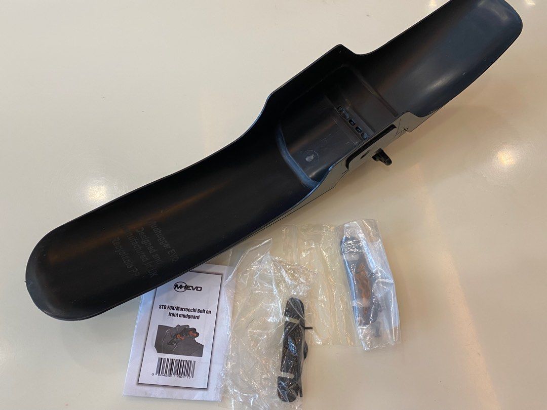 Mudhugger Evo Bolt-On Front Mud guard, Sports Equipment, Bicycles ...
