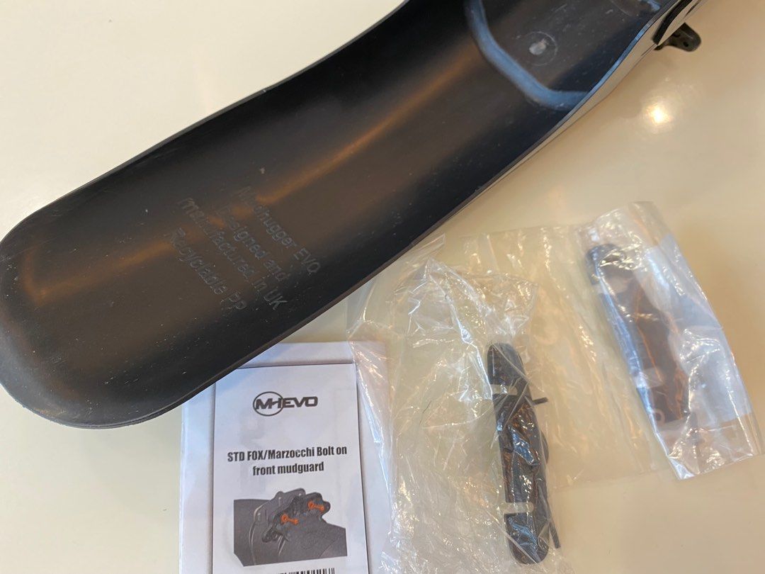 Mudhugger Evo Bolt-On Front Mud guard, Sports Equipment, Bicycles ...