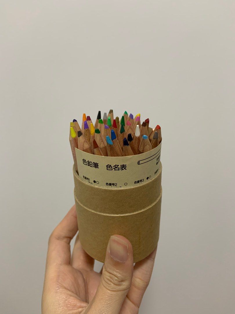 Muji Coloured Pencils 36 Colours, Hobbies & Toys, Stationery & Craft ...