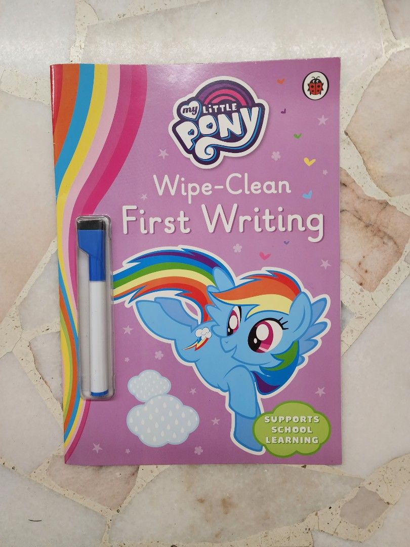 My Little Pony wipe clean first writing on Carousell