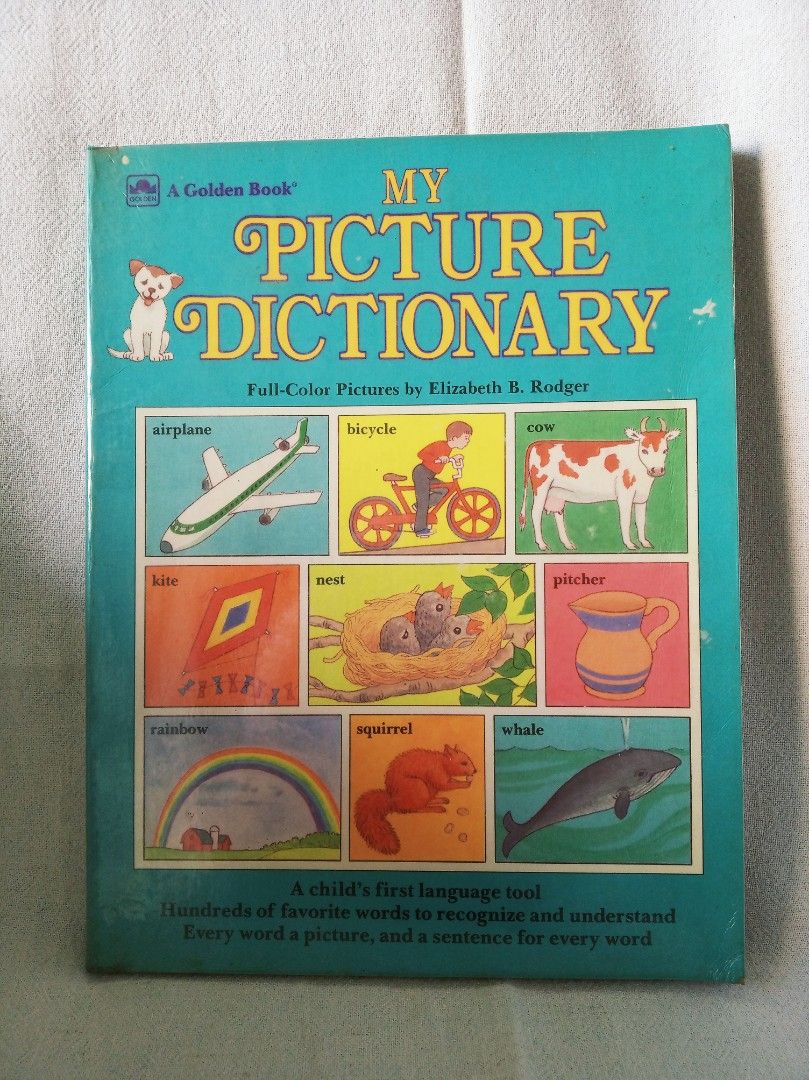 My Picture Dictionary, full color pictures by Elizabeth B. Rodger, Buku ...