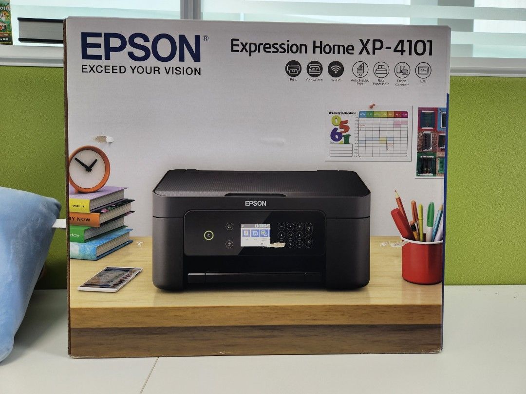New Epson Expression Home XP-4101 Printer, Computers & Tech, Printers ...