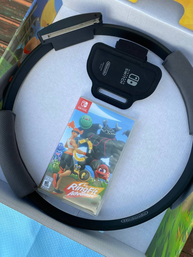 Nintendo Switch Ring Fit Adventure Complete Set, Video Gaming, Video ...