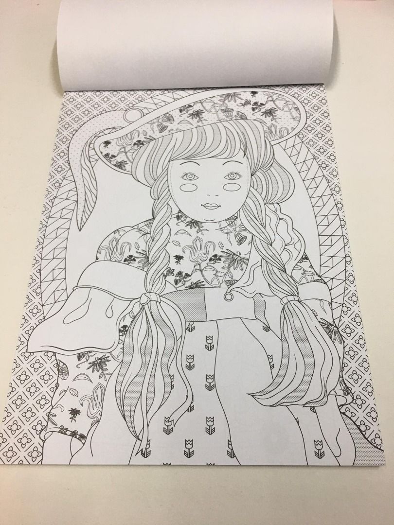 Obra Adult Coloring Book - Manika, Hobbies & Toys, Books & Magazines ...